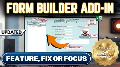 Members Update Get Brand New Features In The Form Builder Add In Youtube
