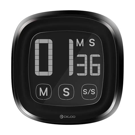 DG TK40 LCD Display Touch Screen Electric Digital Timer Magnetic Backing Countdown Timer In