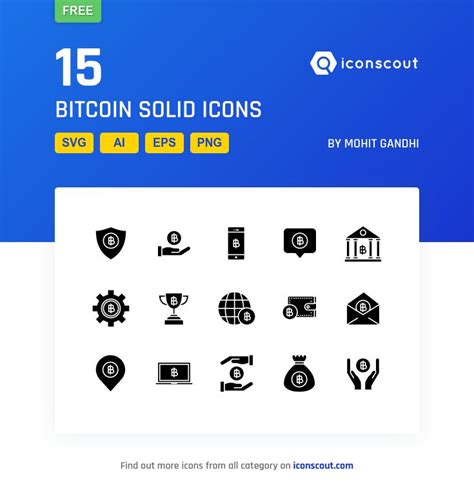 Free Bitcoin Solid Icon Pack 15 Free Download Business Icons Iconscout
