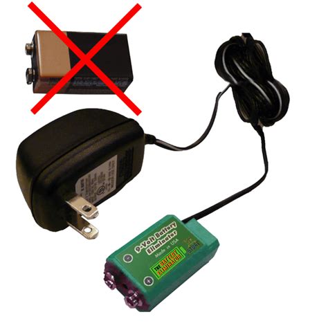 Battery Eliminator 9 Volt Battery Replacement Ac Powered General