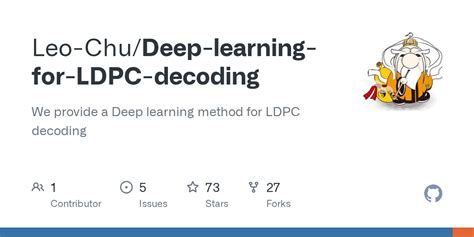 Github Leo Chudeep Learning For Ldpc Decoding We Provide A Deep
