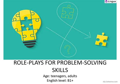 Role Plays For Problem Solving Skill… Deutsch Daf Powerpoints