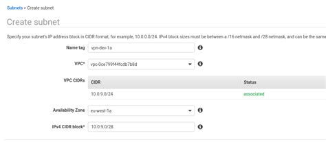 openvpn openvpn access server set up and aws vpc peering configuration