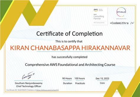 Kiran Ch On Linkedin Aws Cloudcomputing Certification