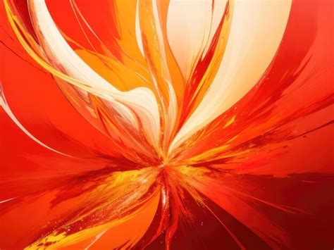 Premium Ai Image An Orange Explosion Abstract Background