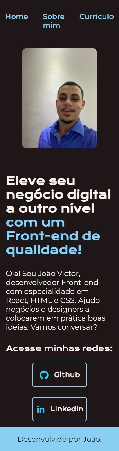 Github Joaovictormarportfolio
