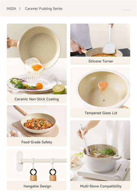 Simplus Nonstick 8pcs Cookware Set Suitable For All Stoves Saucepan