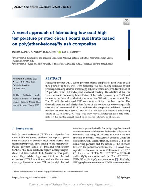 A Novel Approach Of Fabricating Low Cost High Temperature Printed