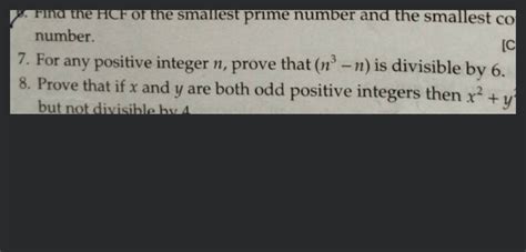 Numberfor Any Positive Integer N Prove That N3−n Is Divisible By 6