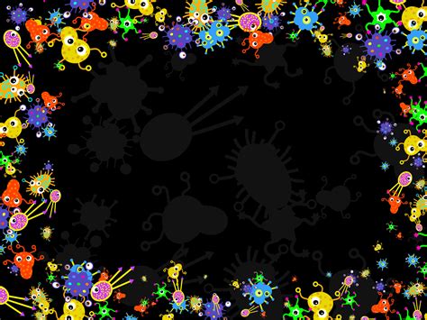Doodle Bacteria Background Border 21566454 Vector Art At Vecteezy