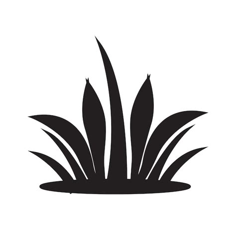Herbe Icône Vector Modèle Logo Collection Tendance Design Plat