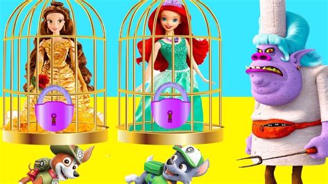 Trolls Chef Pranks Disney Princess With Jail Lock And Key Ellie Jr