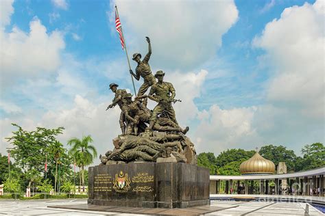 National Monument Called Tugu Negara In Kuala Lumpur Malaysia