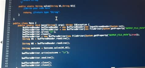 Publtc Static String Solvestring M1 String