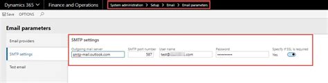 inside microsoft dynamics ax email invoices using different from