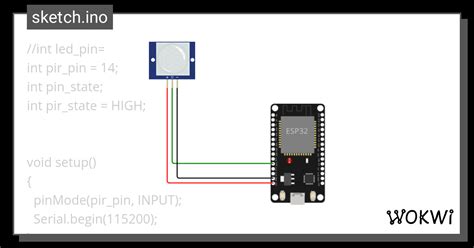Pirbasicsetup Wokwi Esp32 Stm32 Arduino Simulator