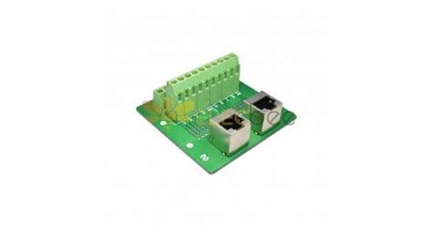 RJ Solderless Terminal Block Female To Female Adapter With PCB Module Rack Straight Upward