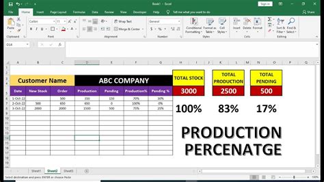 How To Calculate Productivity Percentage In Excel YouTube