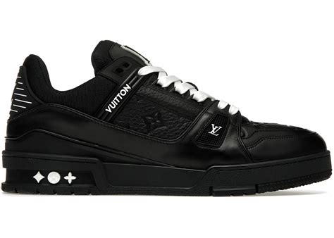 Louis Vuitton Trainer Black Embossed Monogram Mens 1aarey Us