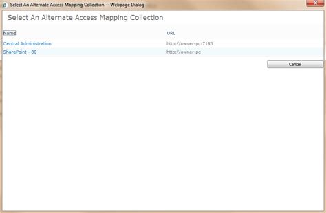 Sharepointflyhigh Configuring Alternate Access Mappings At