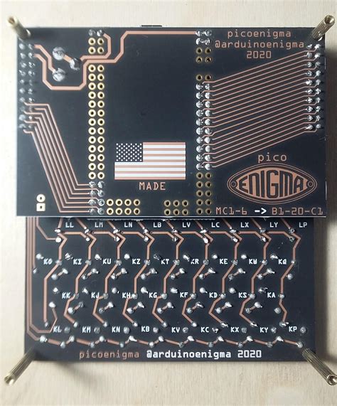 arduino enigma machine simulator assembly notes for picoenigma