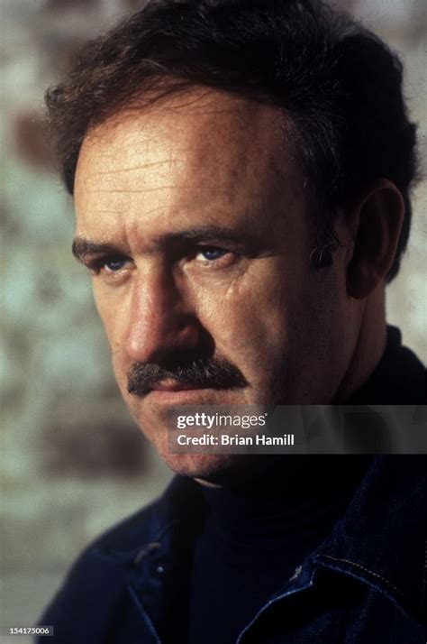Headshot Portrait Of American Actor Gene Hackman San Francisco