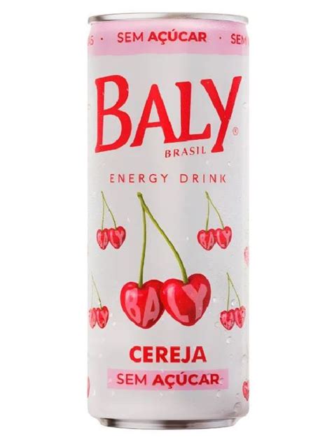 Baly Lata Cereja S Açucar 250ml Unidade