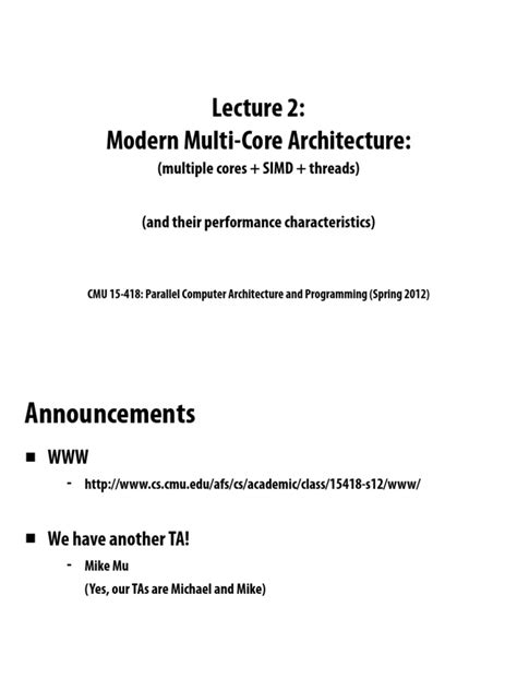 02 Multicore Pdf Multi Core Processor Parallel Computing