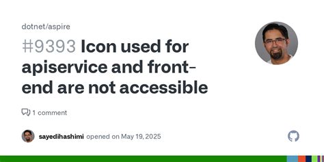 Icon Used For Apiservice And Front End Are Not Accessible · Issue 9393