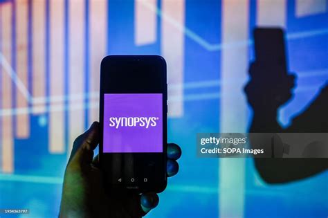 In This Photo Illustration A Synopsys Logo Is Displayed On A News Photo Getty Images