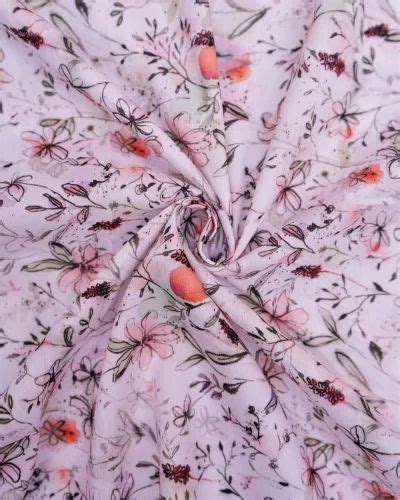 Fancy Floral Print Muslin Fabrics At ₹ 95meter In Surat Id
