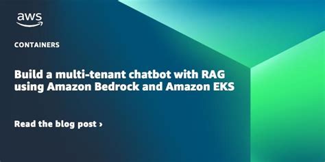 Michał Dobrowolski On Linkedin Build A Multi Tenant Chatbot With Rag Using Amazon Bedrock And