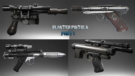 All Blaster Pistols Types Variants And Models In Star Wars Canon Pt1