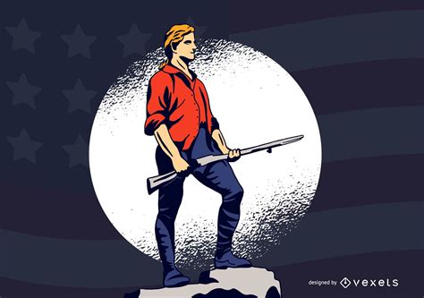 Minuteman Vector At Getdrawings Free Download