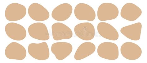 Organic Blob Shape With Irregular Form Abstract Vector Illustration