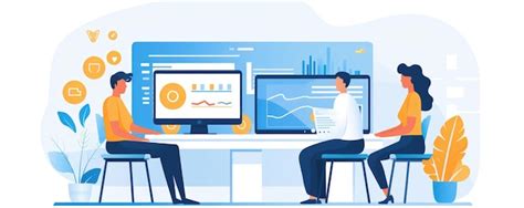 Premium Photo Team Collaboration In Modern Business Analytics