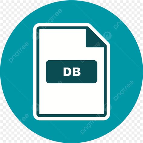 벡터 db 아이콘 db 문서 파일 png 일러스트 및 벡터 에 대한 무료 다운로드 pngtree