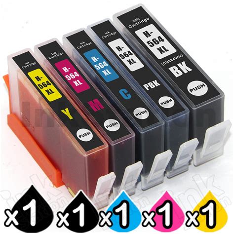 Hp Pack Xl Compatible Inkjet Cartridges Cn Wa Cb Wa Cb Wa Bk Pbk C M Y Ink