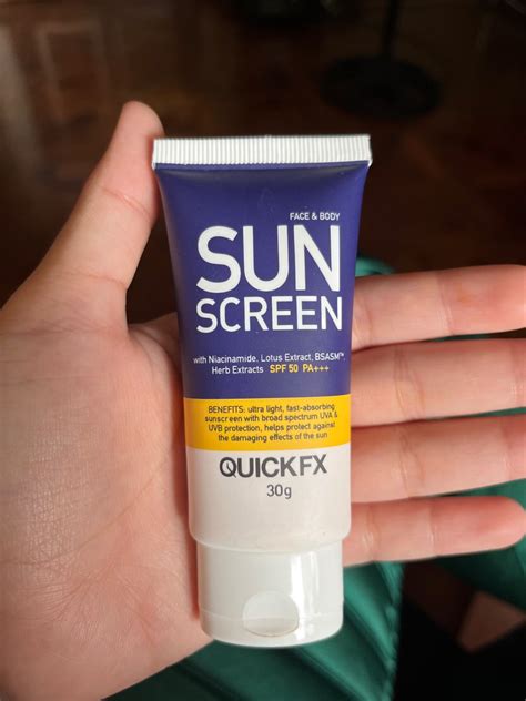 Quick Fx Sunscreen 30g Beauty And Personal Care Face Face Care On