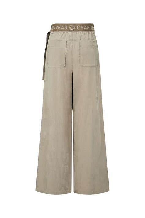 Gcut지컷 벨티드 원 턱 와이드 팬츠 Sivillage 에스아이빌리지 Gcut지컷 벨티드 원 턱 와이드 팬츠 Sivillage 에스아이빌리지