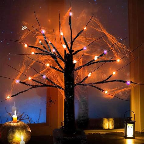 Dimmable 23 6 Inch Halloween Tree Halloween Decorations