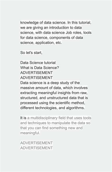 Solution Data Science Tutorial For Beginners Studypool
