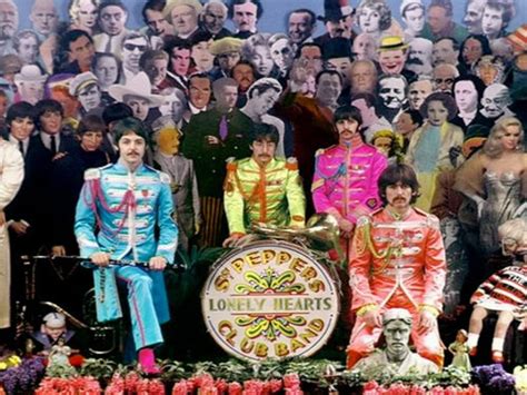 Photo Shoot For Sgt Pepper Album Cover ~ Vintage Everyday