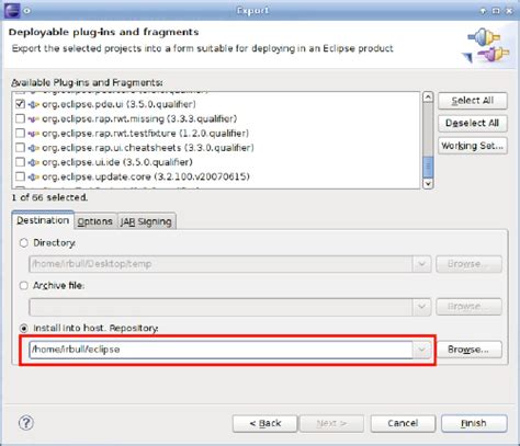 Install Into Self Eclipse Galileo Feature 6