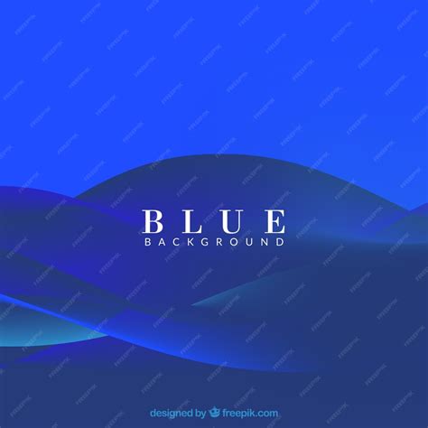 파란색에서 추상 배경 무료 벡터