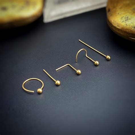 Tiny Nose Ring Etsy