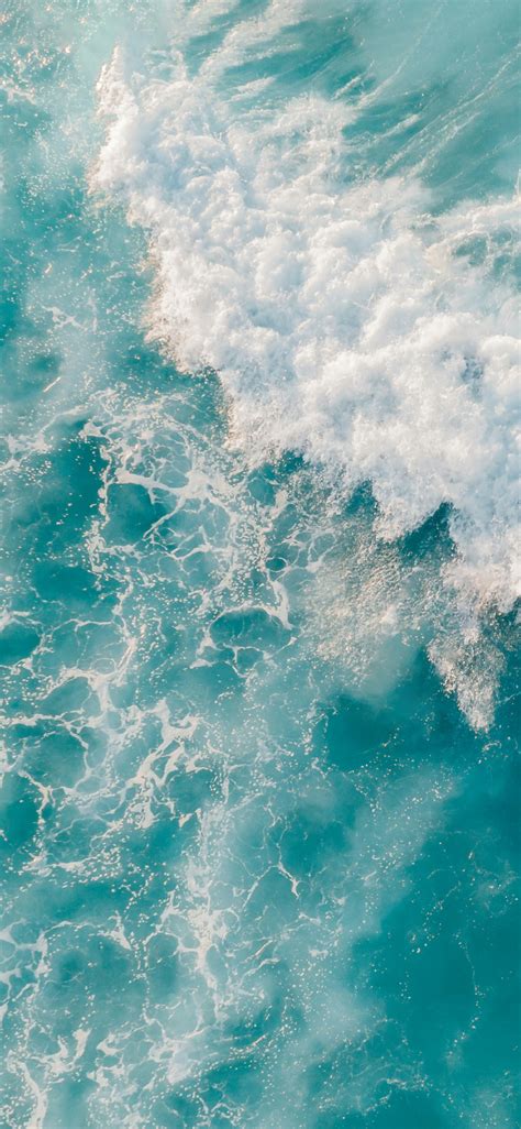 海面浪花风景图片壁纸清新竖屏 7xx7图库