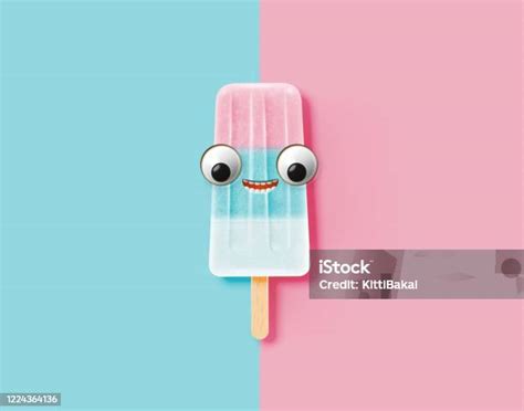 현실적인 아이스크림 일러스트 벡터 일러스트에 재미 이모티콘 여름에 대한 스톡 벡터 아트 및 기타 이미지 여름 아이스크림 맛이 가미된 빙과 Istock