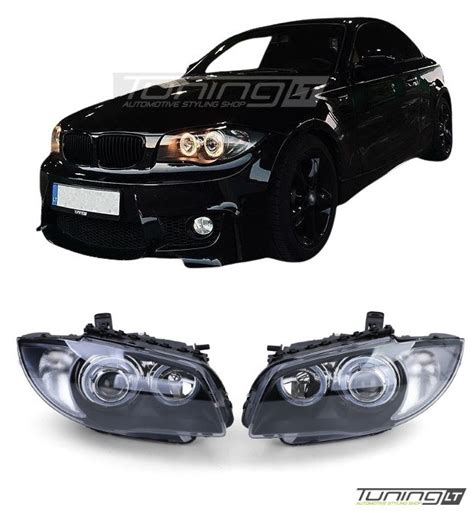 For Bmw E81 E82 E87 E88 Headlights With Angel Eyes