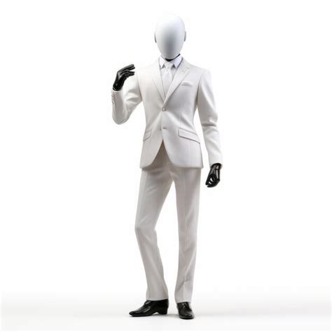 Premium Photo Gesture Driven Alienpunk Cypherpunk Mannequin In